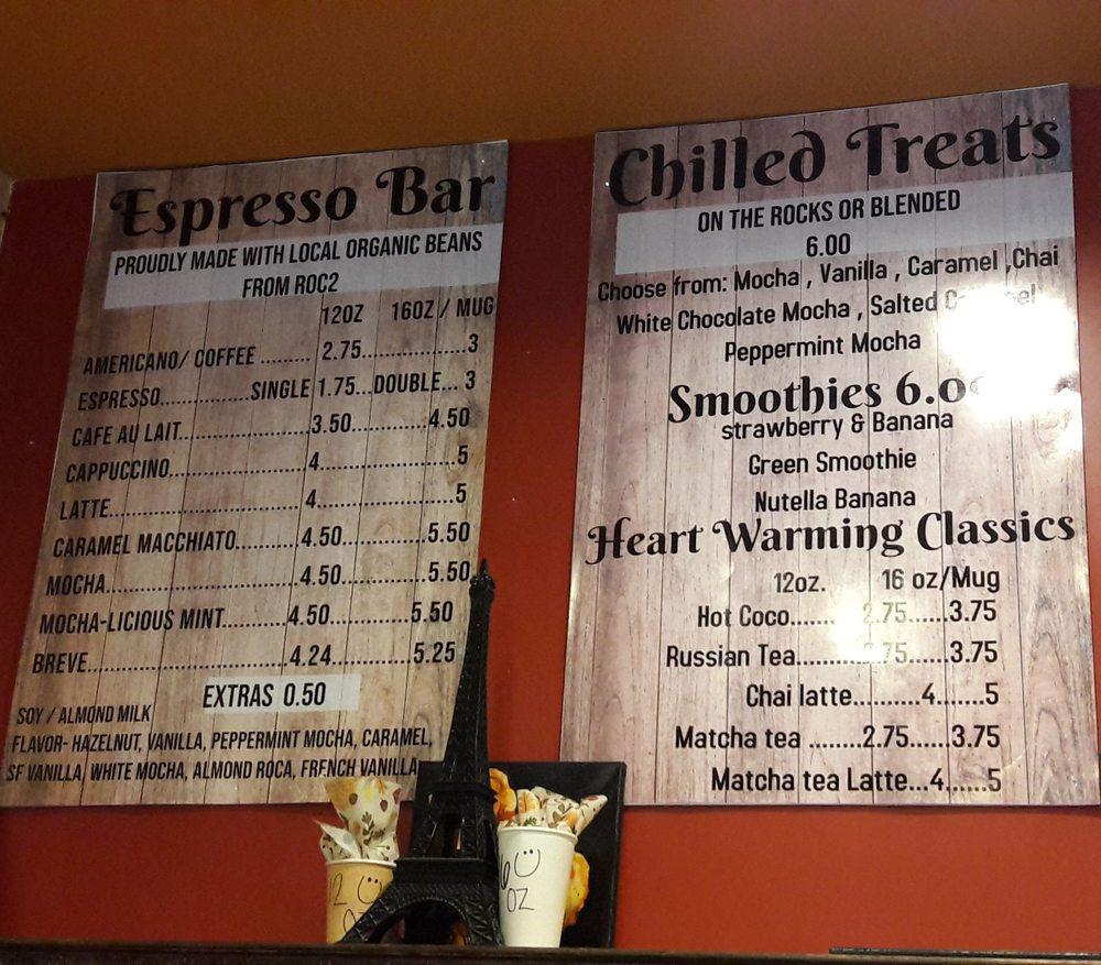 Menu at The Village Coffee Shop cafe, Cave Creek, E Cave Creek Rd #138