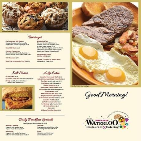 Menu at Waterloo Restaurant & Catering, Akron