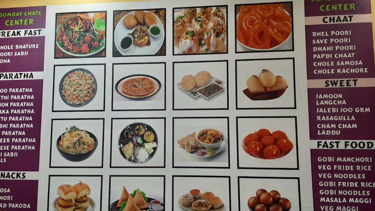 Menu at Bombay Chat Centre, Bengaluru, 47-124