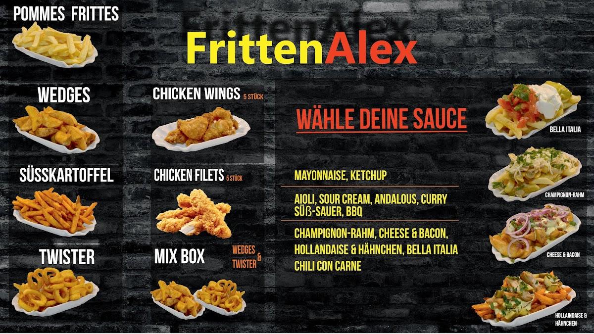 Speisekarte von Fritten Alex restaurant, Trier