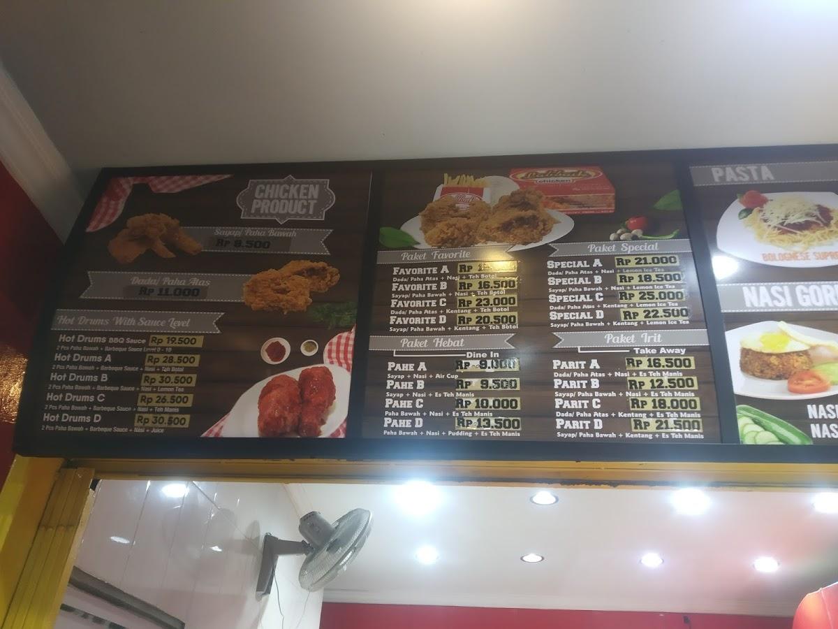 Menu at Labaik Chicken Kramatwatu restaurant, Serang