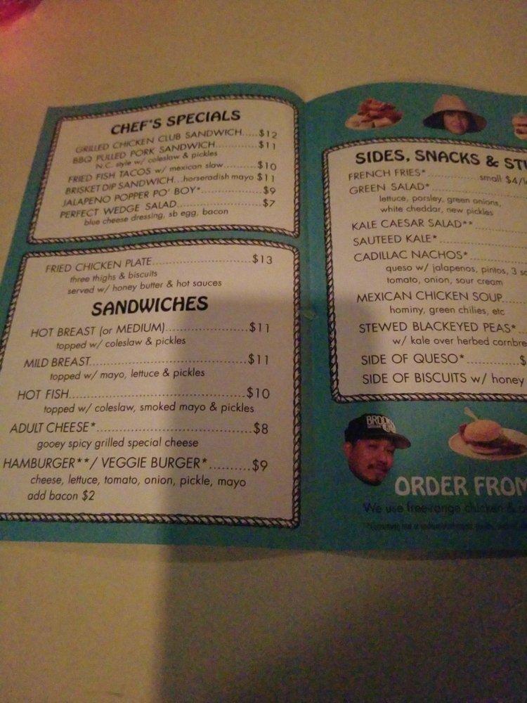 Menu at The Commodore pub & bar, New York City