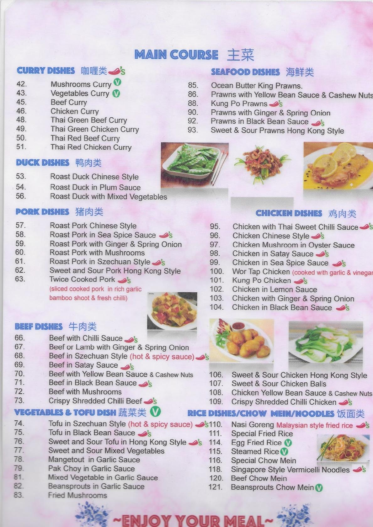 Menu at Yumi Yumi fast food, Farnborough