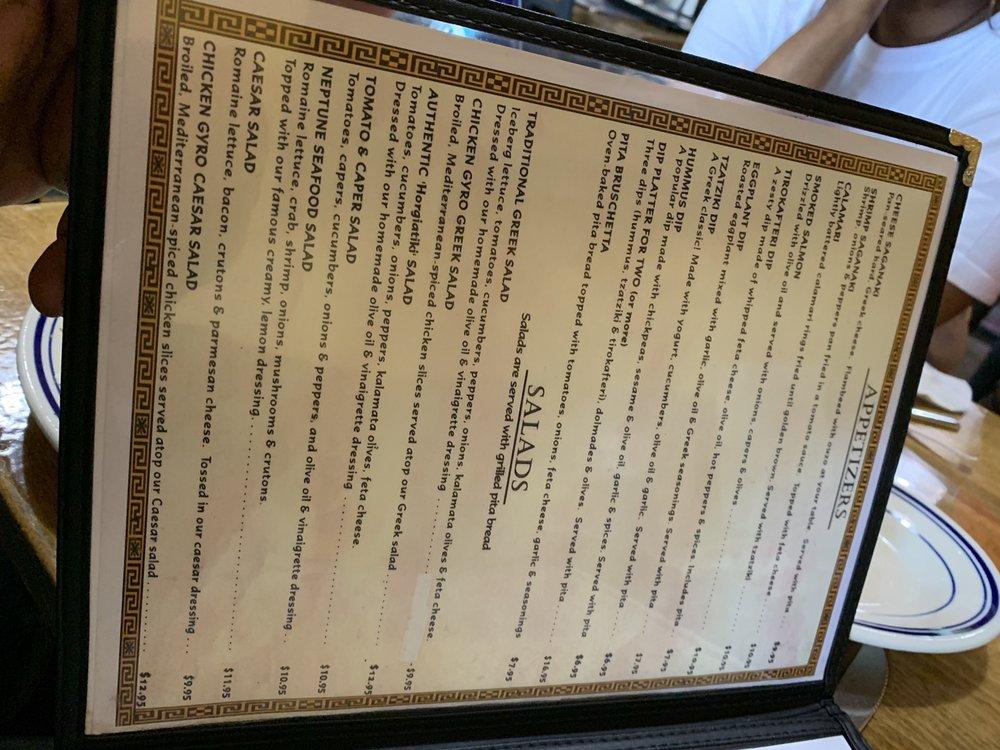 Menu at Corfu Mediterranean Grill restaurant, Cobourg