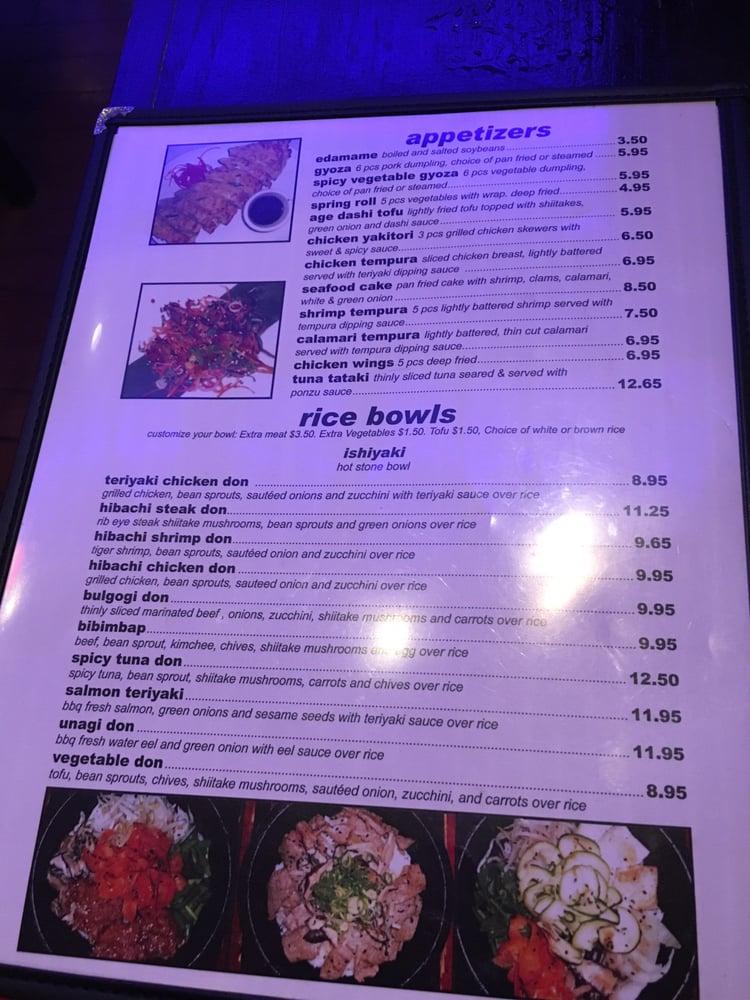 Menu at Don restaurant, Greensboro