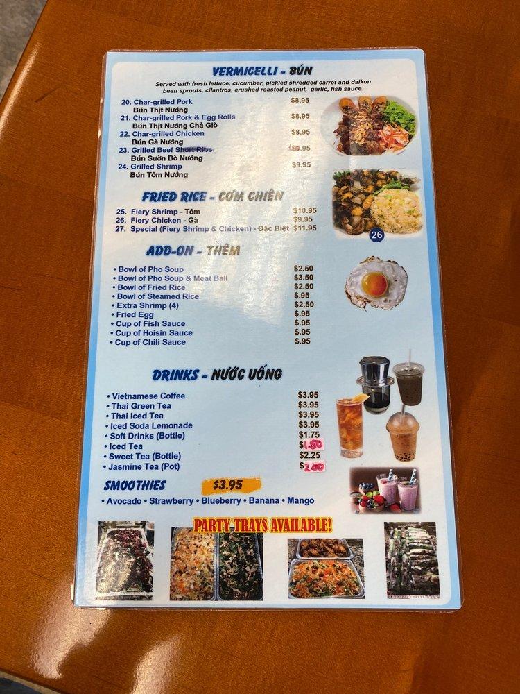 Menu at Nasa Fast Food, Houston