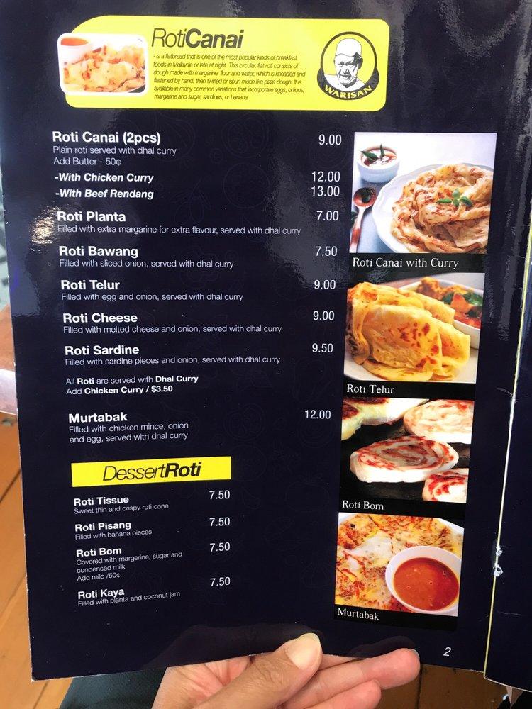 Menu at Uncle Man's Restaurant, Auckland