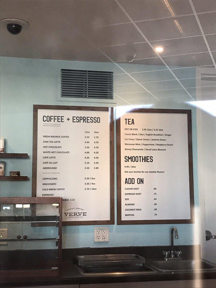 Menu at The Library Cafe, Seaside, Divarty St