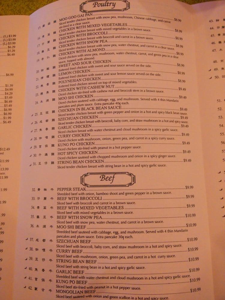 Alvin Garden Menu | Fasci Garden