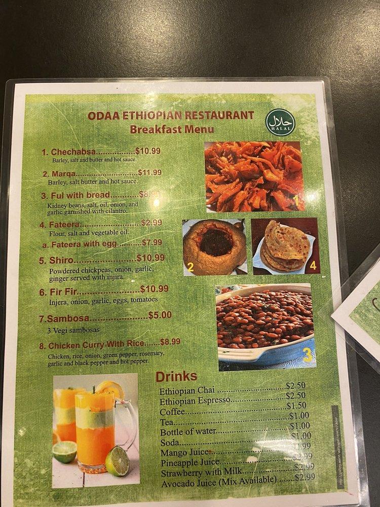 Menu at Mango House restaurant, Aurora
