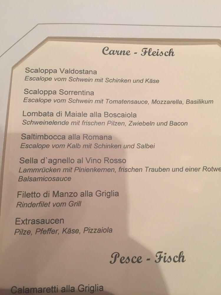 Carta del restaurante Ristorante Da Mario, Wiesbaden