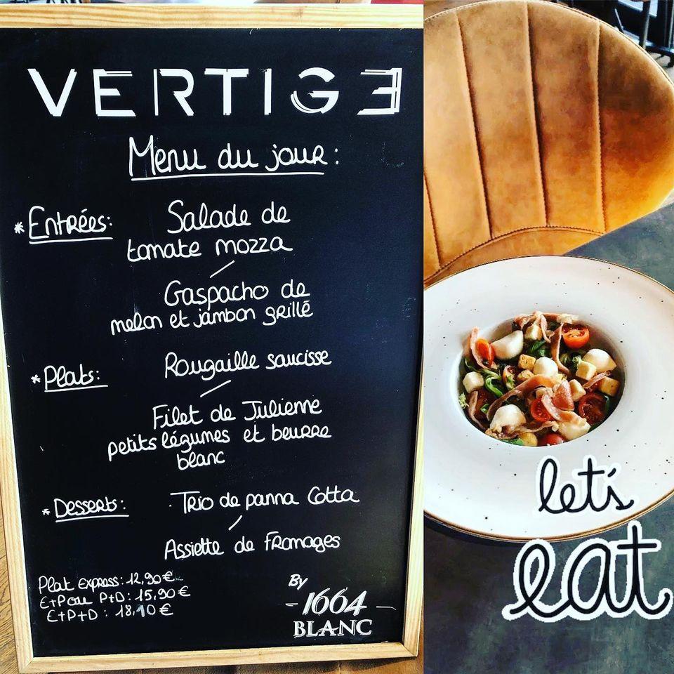 Menu at Le Vertige pub & bar, Lorient
