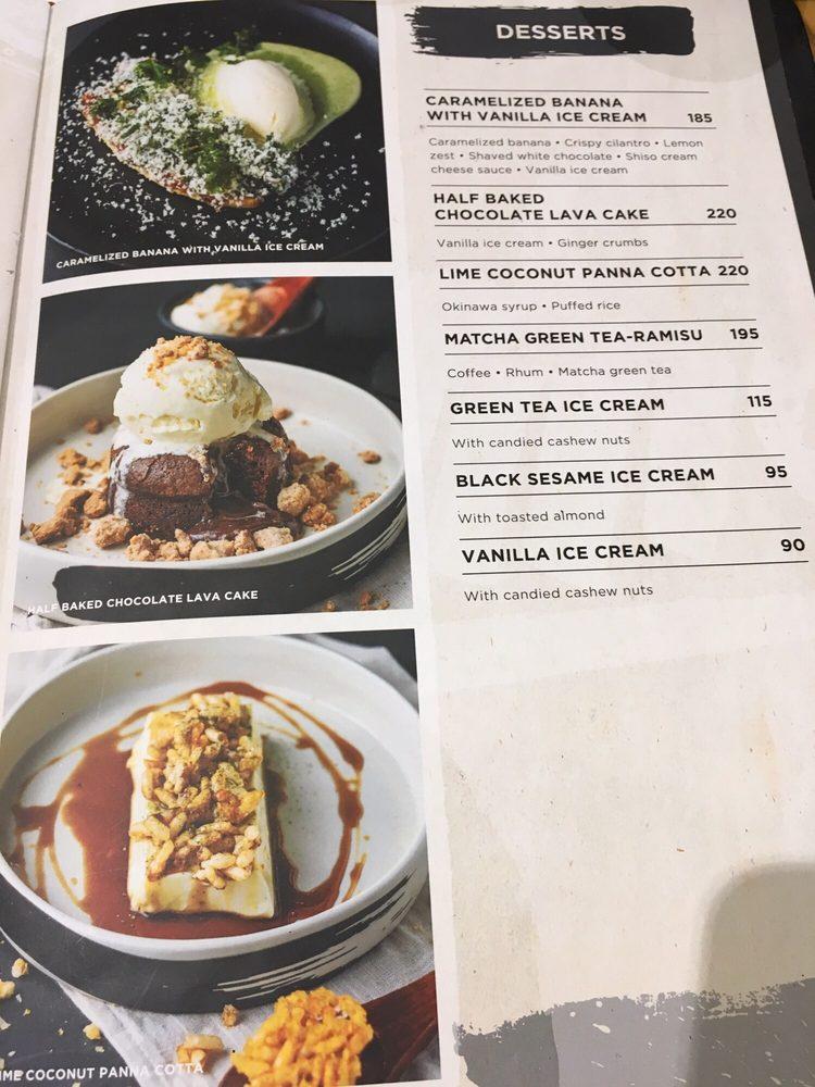 Menu at Ooma restaurant, Taguig, Bonifacio High Street Central
