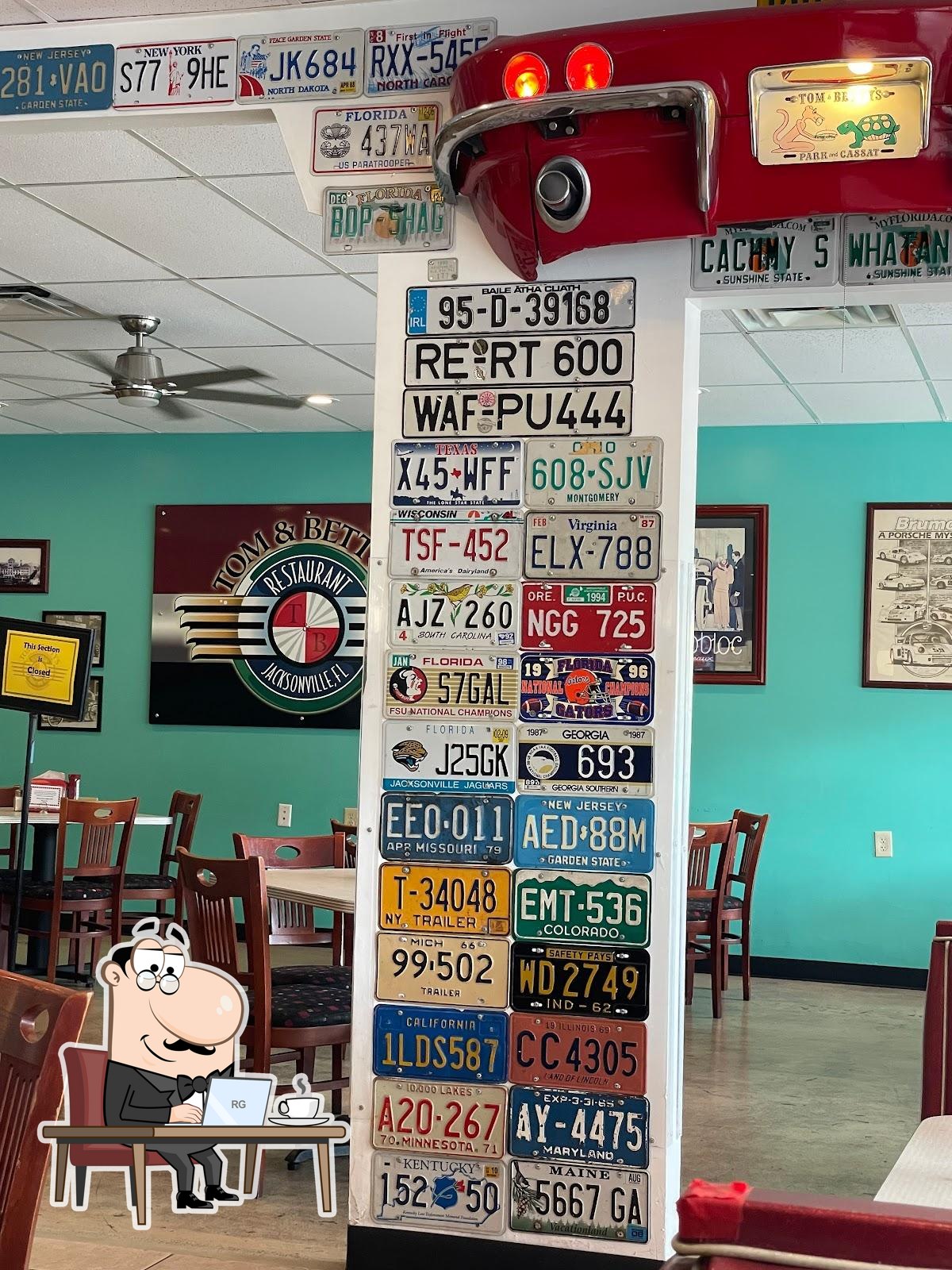 Tom & Betty's Restaurant, Orange Park - Restaurant menu, prices and reviews