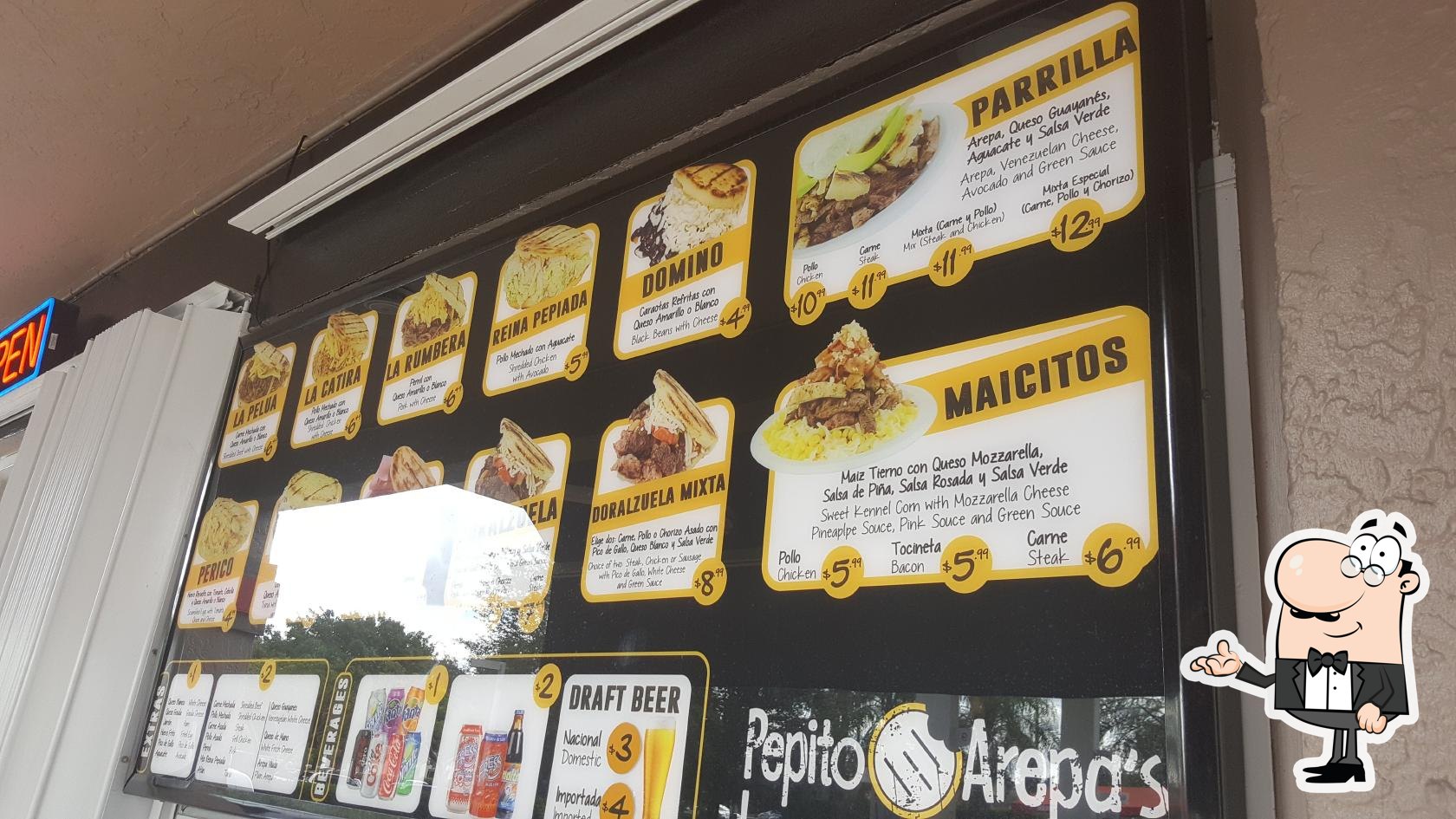 Pepitos Arepas Bar, Doral - Restaurant menu, prices and reviews