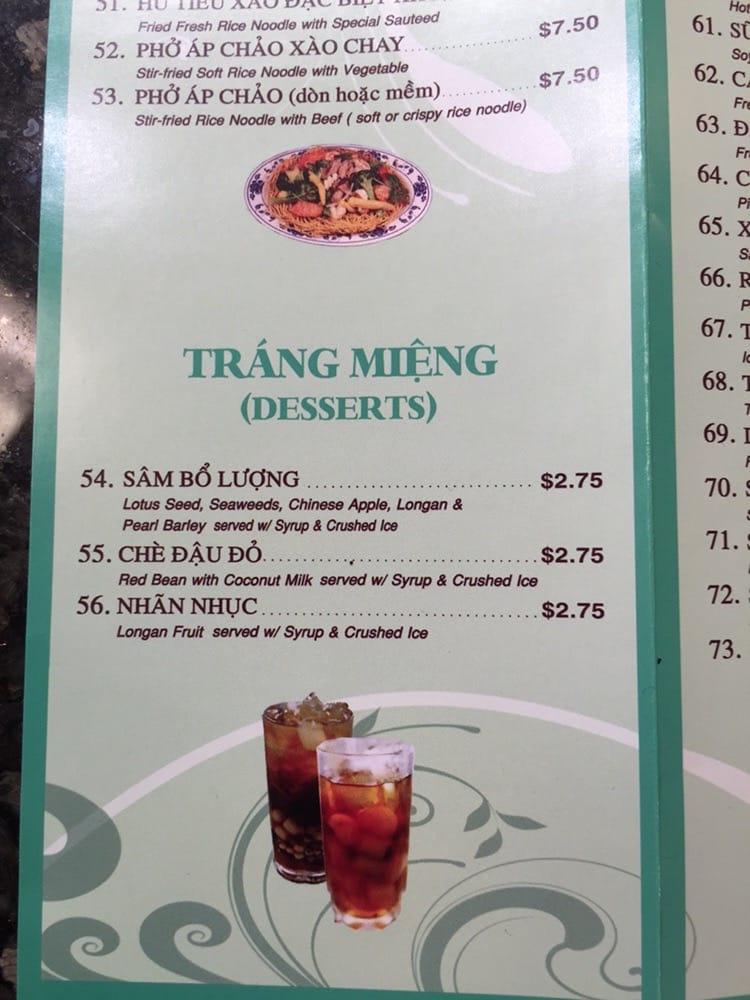 Menu at Pho 45 - La Mirada restaurant, La Mirada, La Mirada Blvd