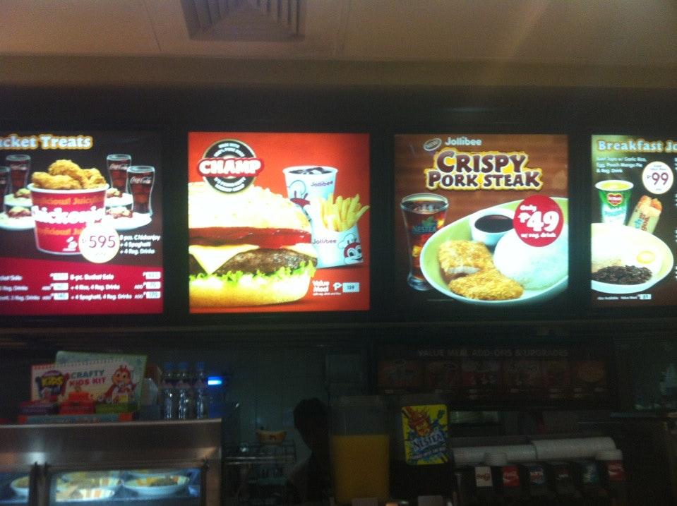 Carta del restaurante Jollibee, Mabalacat, Jollibee Dau Bus Terminal ...