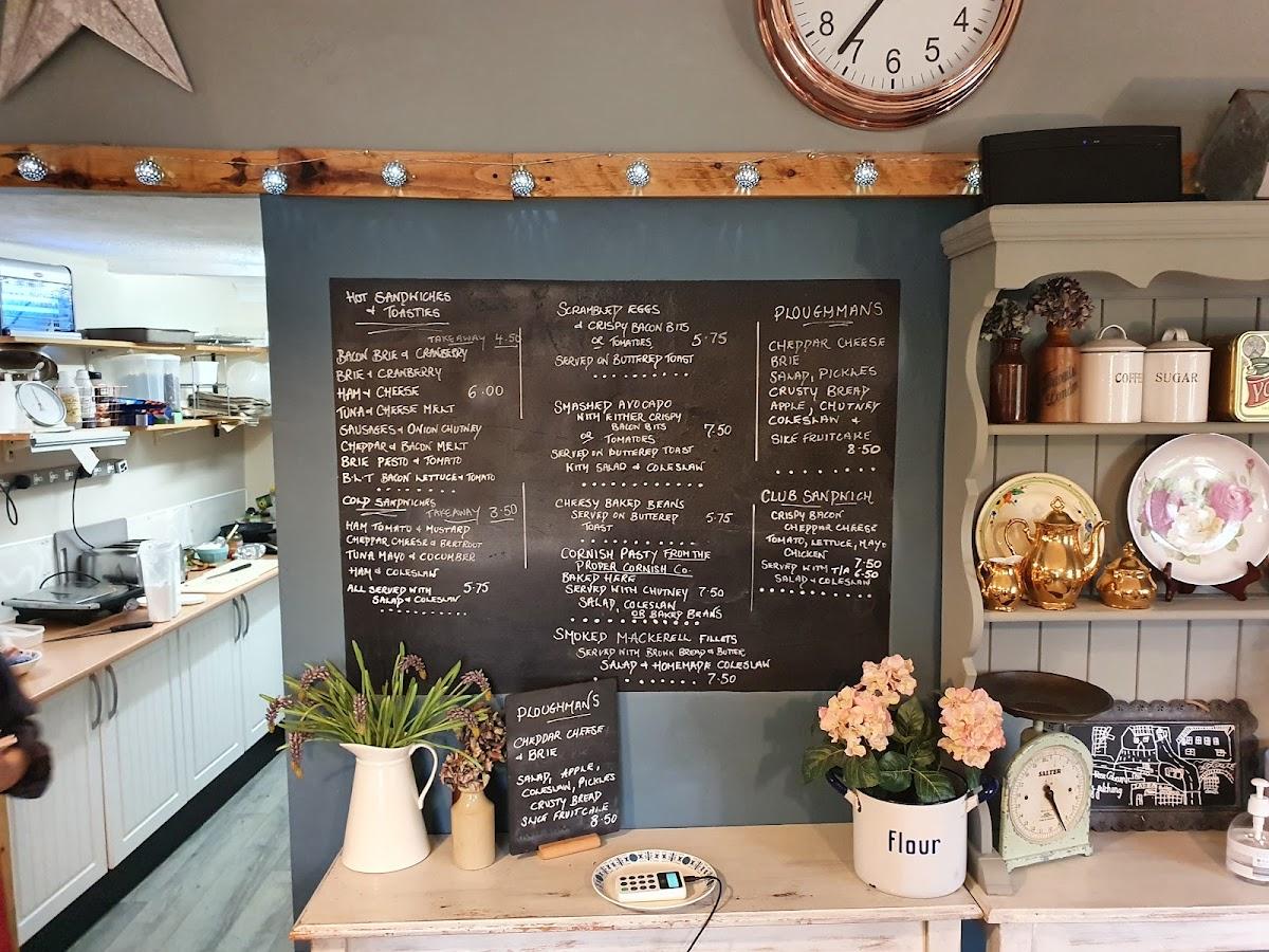 Menu at The Greedy Duck cafe, Finchingfield