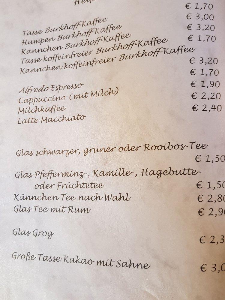 Speisekarte von Gasthof zum Ochsen restaurant, Rothenburg ob der Tauber