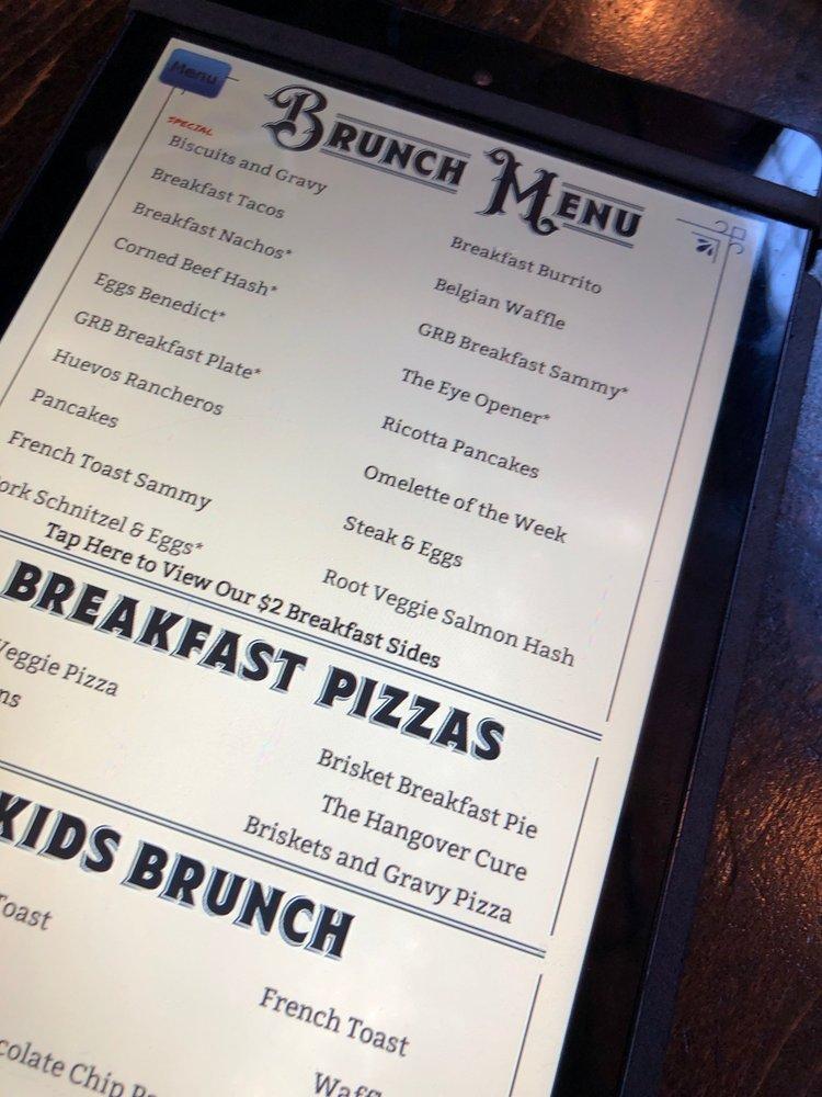 Menu at Grand River Brewery - Jackson pub & bar, Jackson
