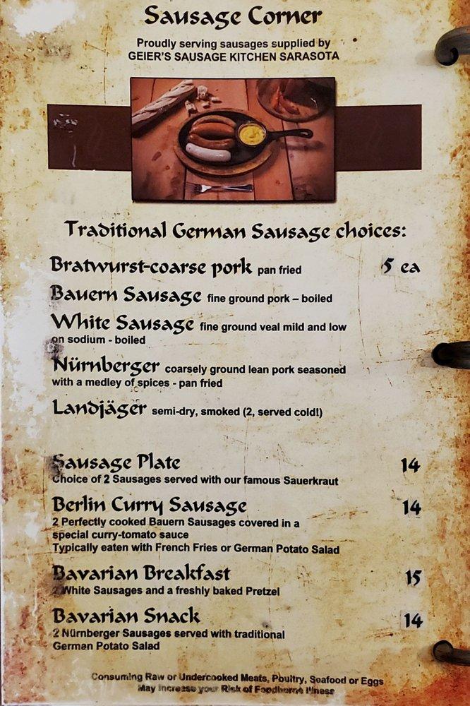 Menu at Old Castle Restaurant, Ruskin, Sun City Center Blvd UNIT 107