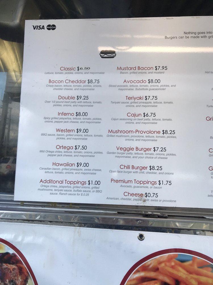 Carta del restaurante Roman's Kitchen, Arcata