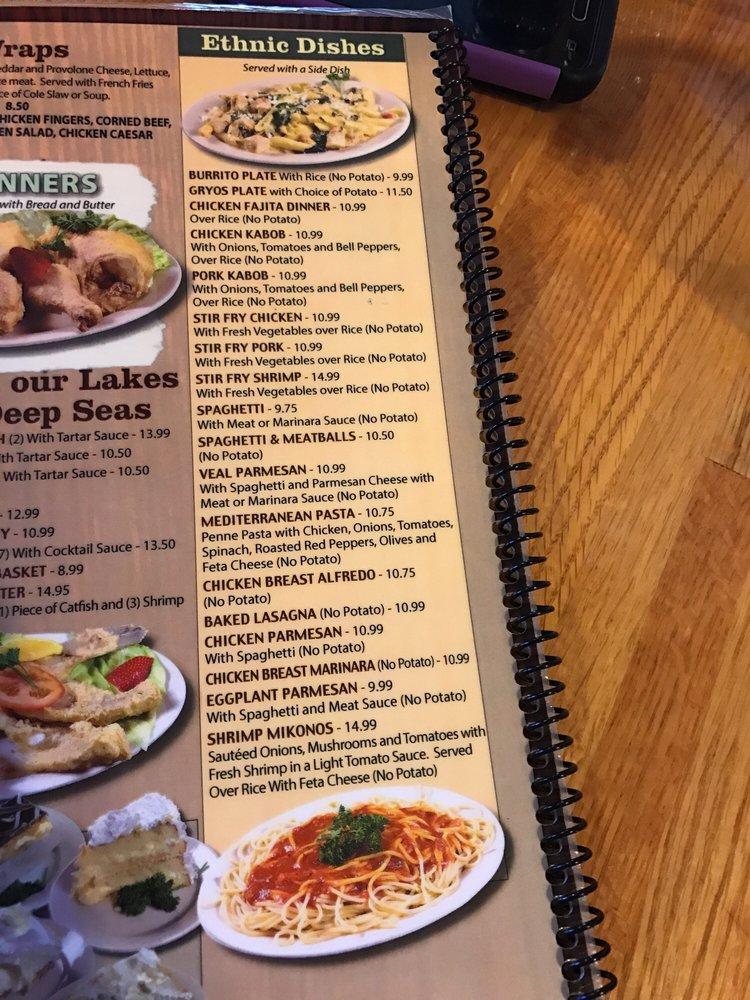 Menu at Paragon Restaurant, Indianapolis