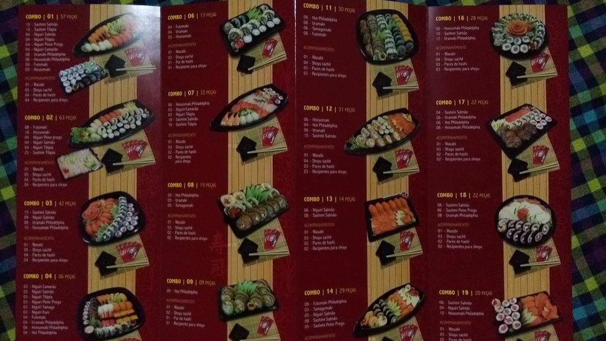 Menu at Японски ресторант "Суши Хара" restaurant, Marechal Cândido Rondon