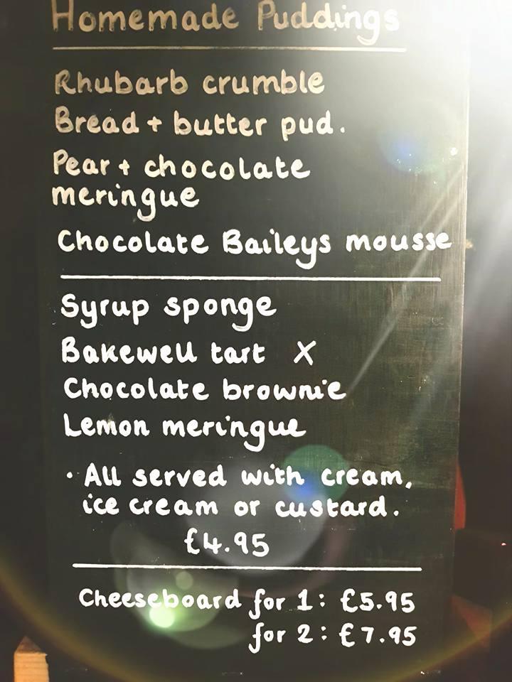 Menu at Boat Inn pub & bar, Norbury
