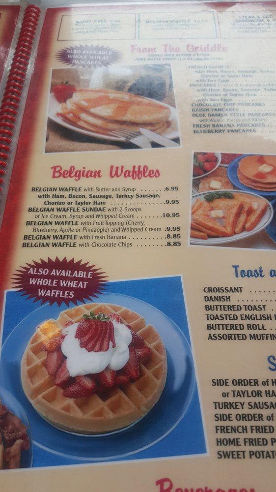 Menu at Four Star Diner restaurant, Union City, 543 32nd St