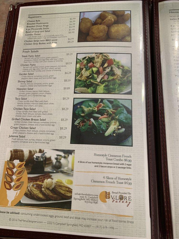 Menu at The Highway Restaurant, Albia, 200 Hwy 34 E