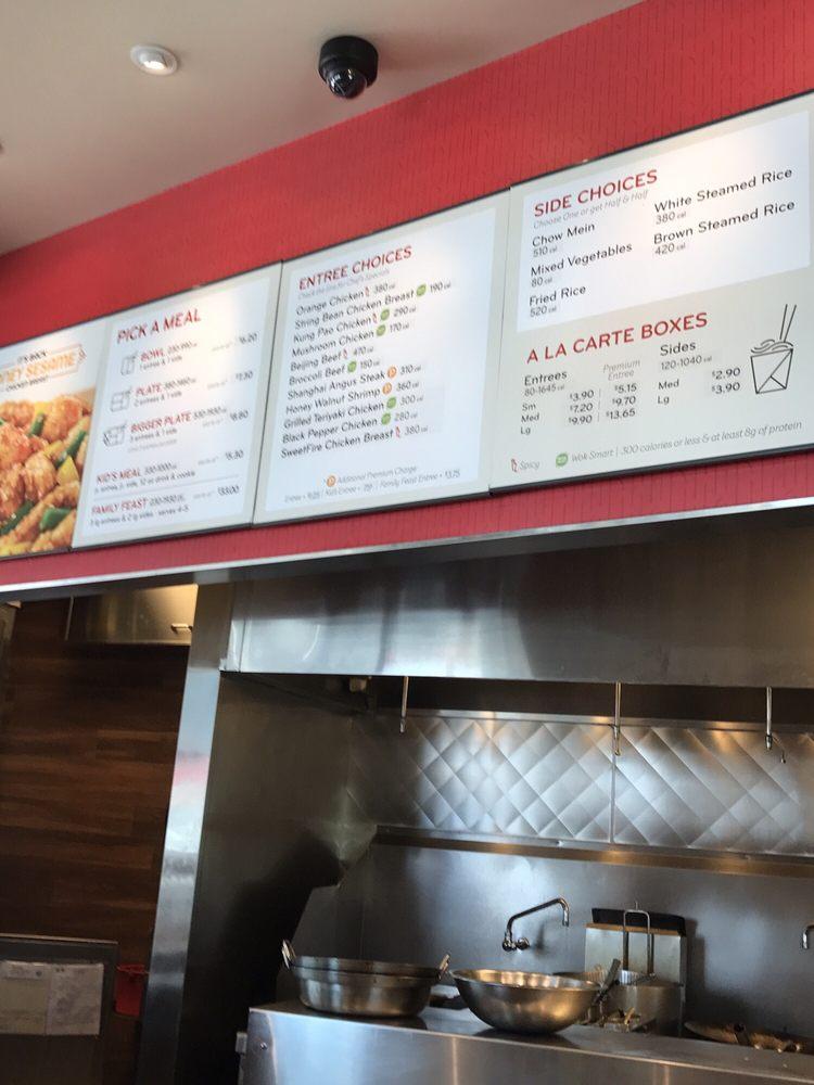 Menu at Panda Express fast food, Lodi, W Kettleman Ln