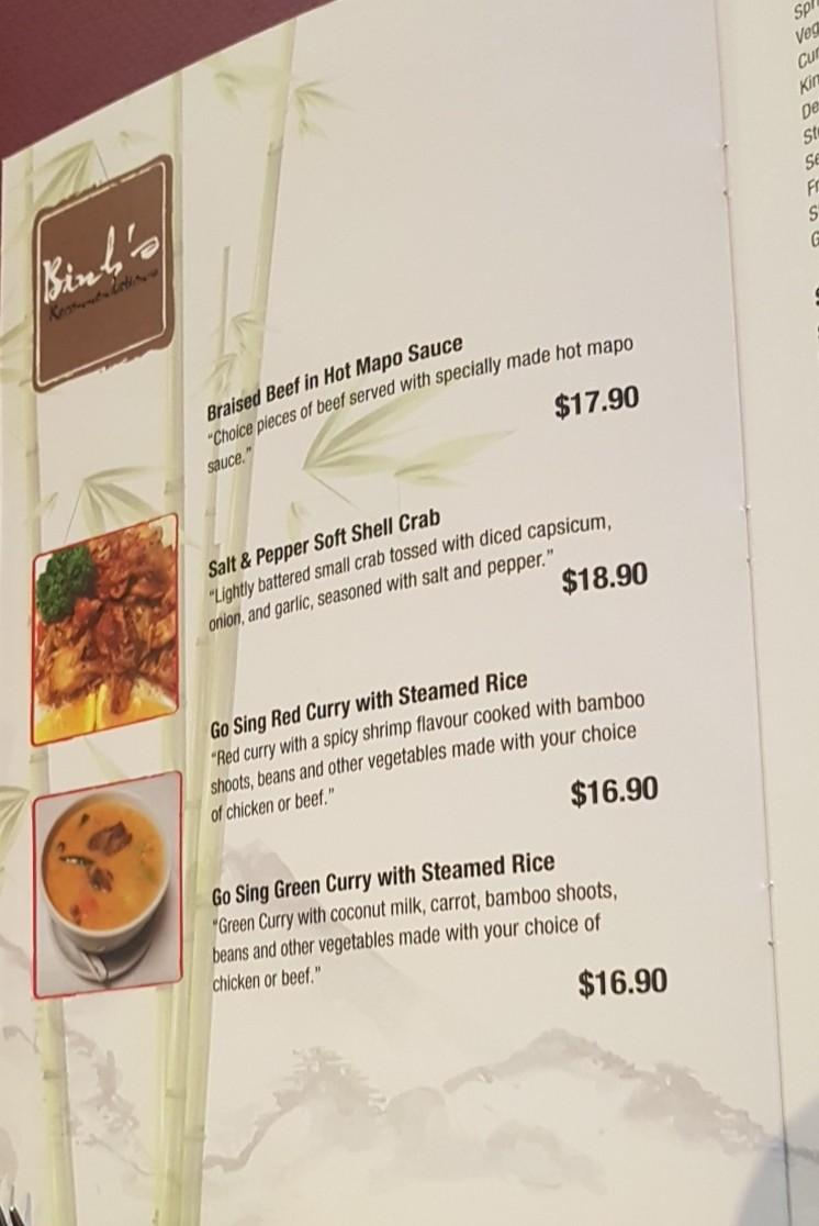 Menu at Go Sing Chinese Delivery fast food, Ipswich