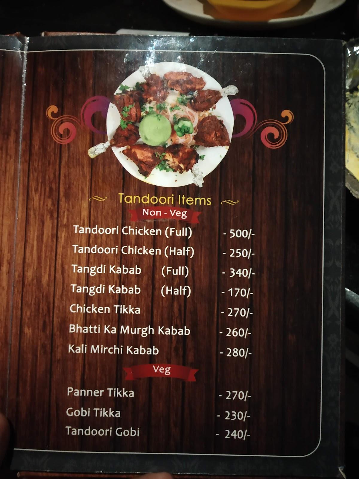 Menu at Sri Vengamamba Punjabi Family Daba, Nellore, 9XXG+64P
