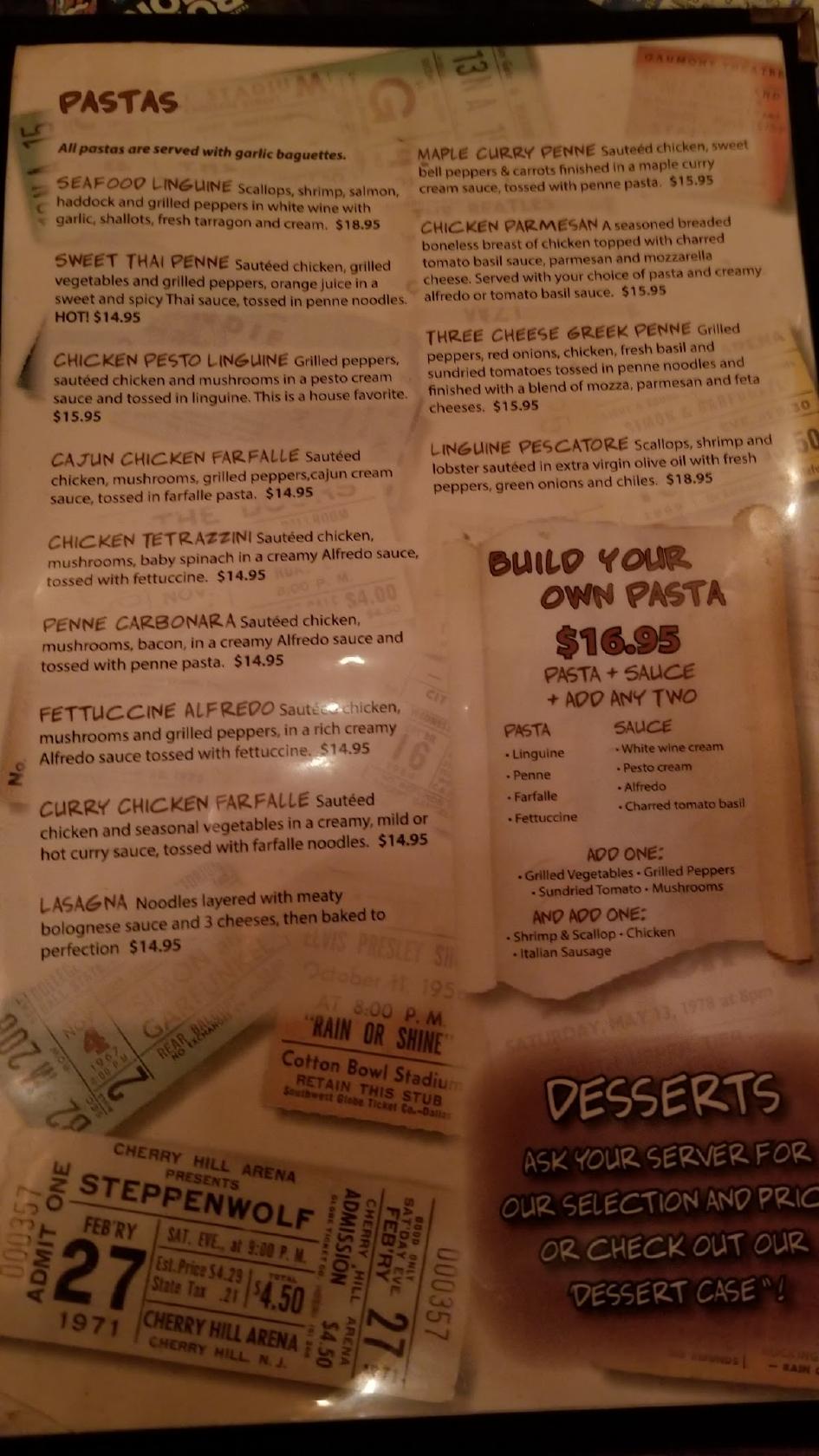 Menu at Andre's Pizza pizzeria, Stellarton