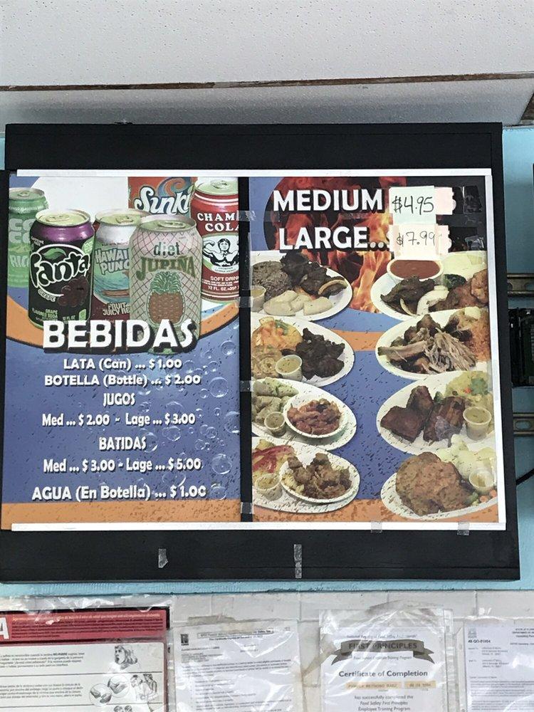 Menu at La Lechonera El Barrio, Orlando, 435 N Semoran Blvd