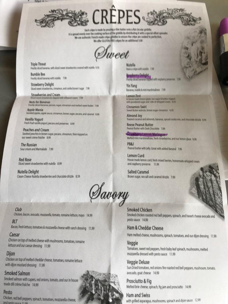 Menu at The Village Coffee Shop cafe, Cave Creek, E Cave Creek Rd #138