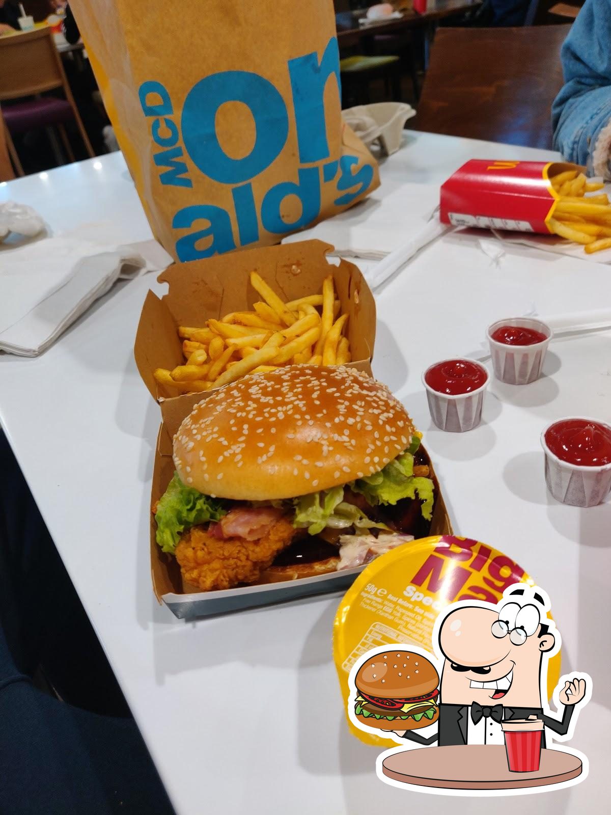 McDonald's, Clacket Lane Westbound M25 Between J5 and J6 in Westerham ...
