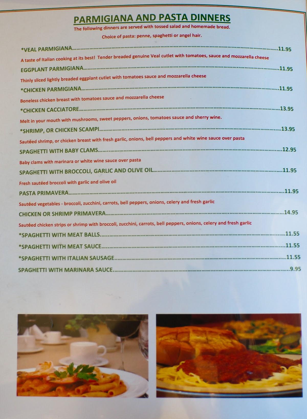 Menu at De Marco's Pizzeria & Italian, Oracle