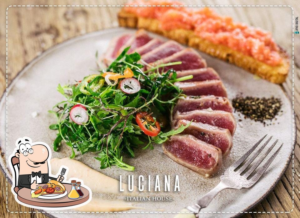 Luciana restaurant, Jerusalem, Mamilla Rd 8 - Restaurantspeisekarten ...