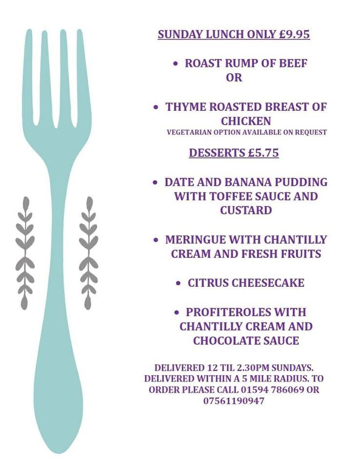 Menu at The Ugly Duckling restaurant, Lydney