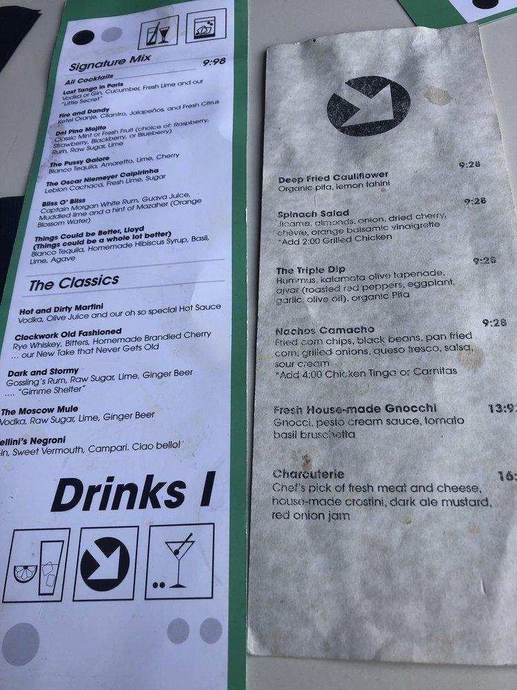 Menu at Clockwork pub & bar, Raleigh, 519 W North St