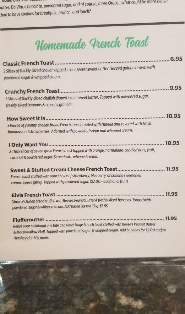 Menu at Comfi of Belmar restaurant, Belmar