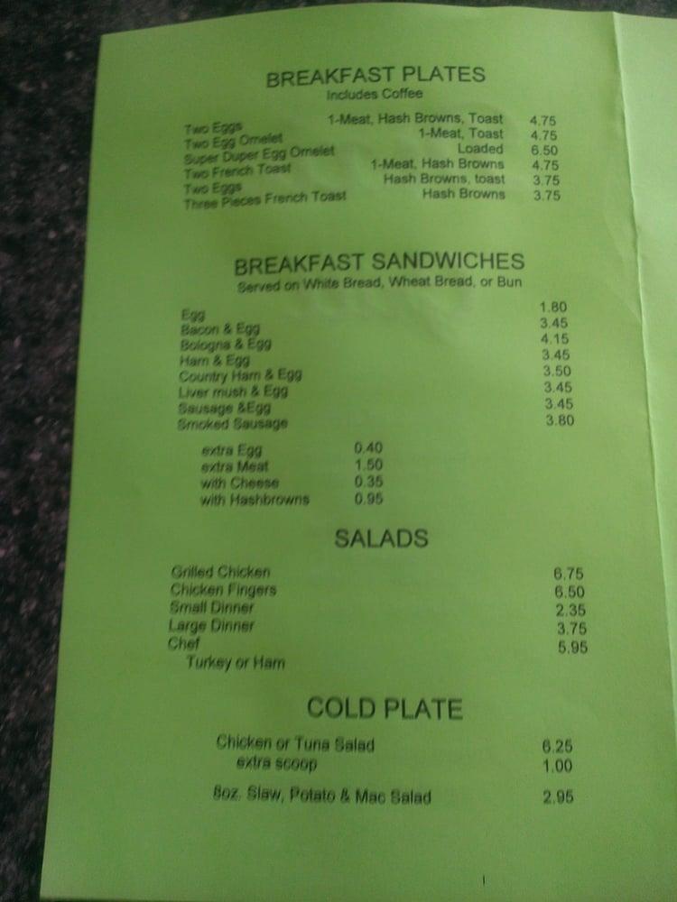 Menu at Dixie Grill & Grocery restaurant, Charlotte