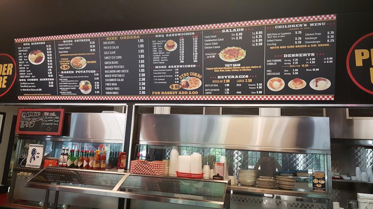 Menu at Old Hickory Inn Barbecue, Missouri City, FM 1092 Rd #400