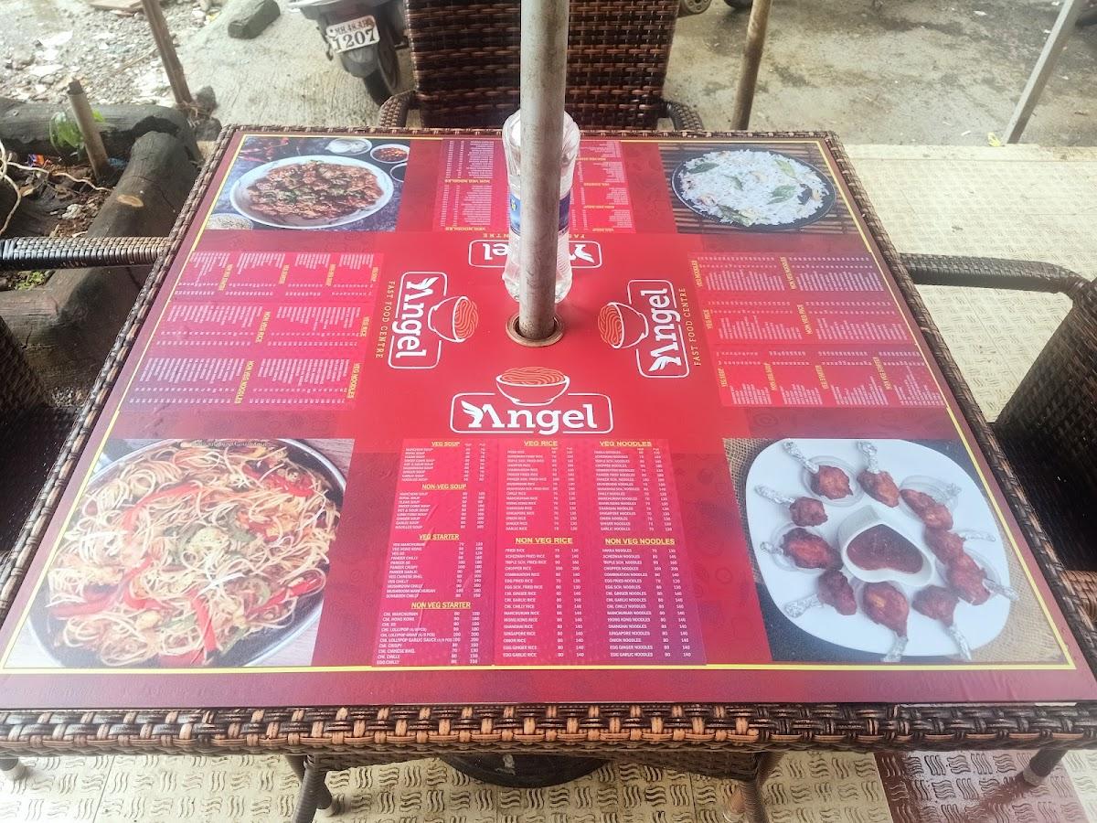 Menu at Angel Fast Food Center, Nala Sopara