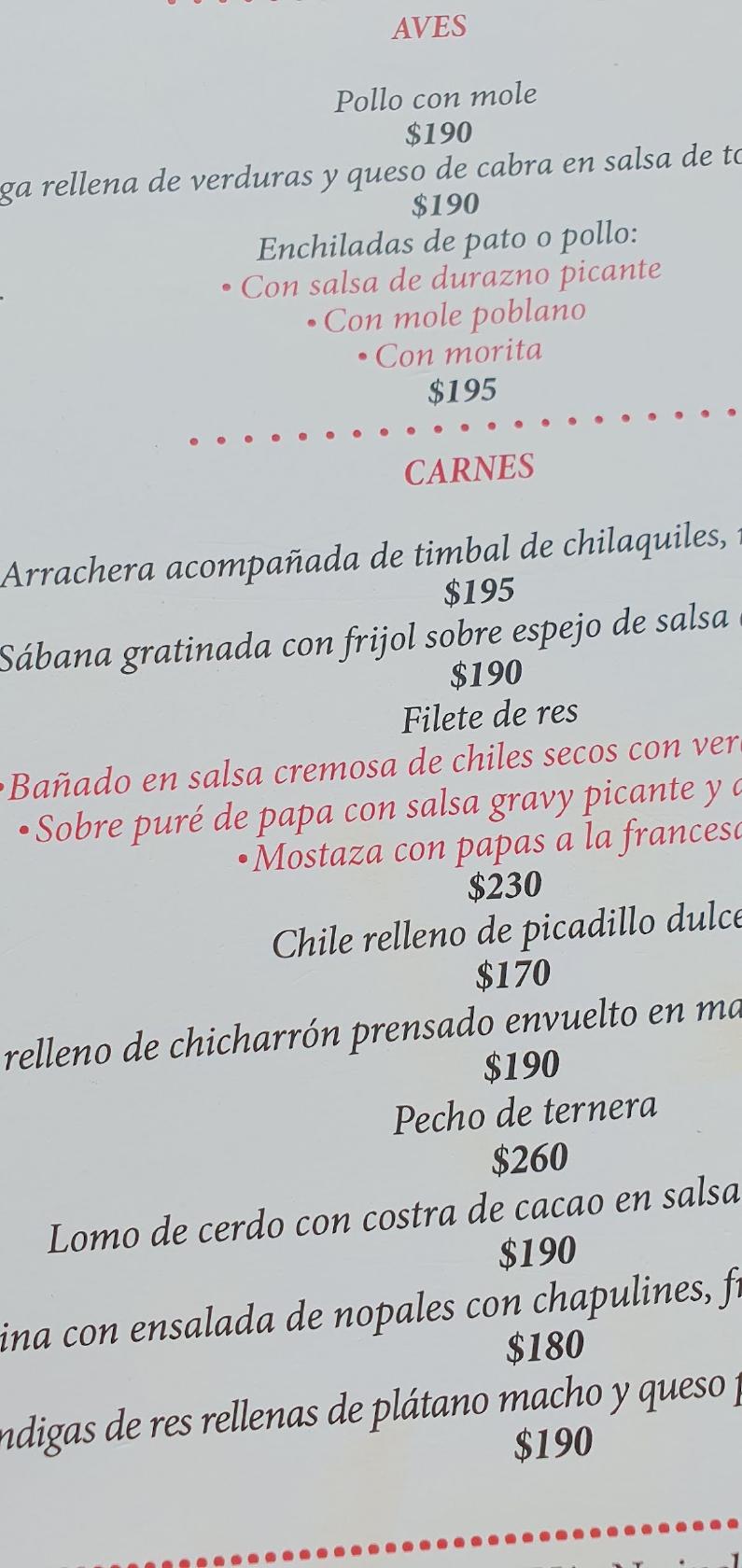 Carta de El Mayor Restaurante, Ciudad de México, Republica de Argentina 15