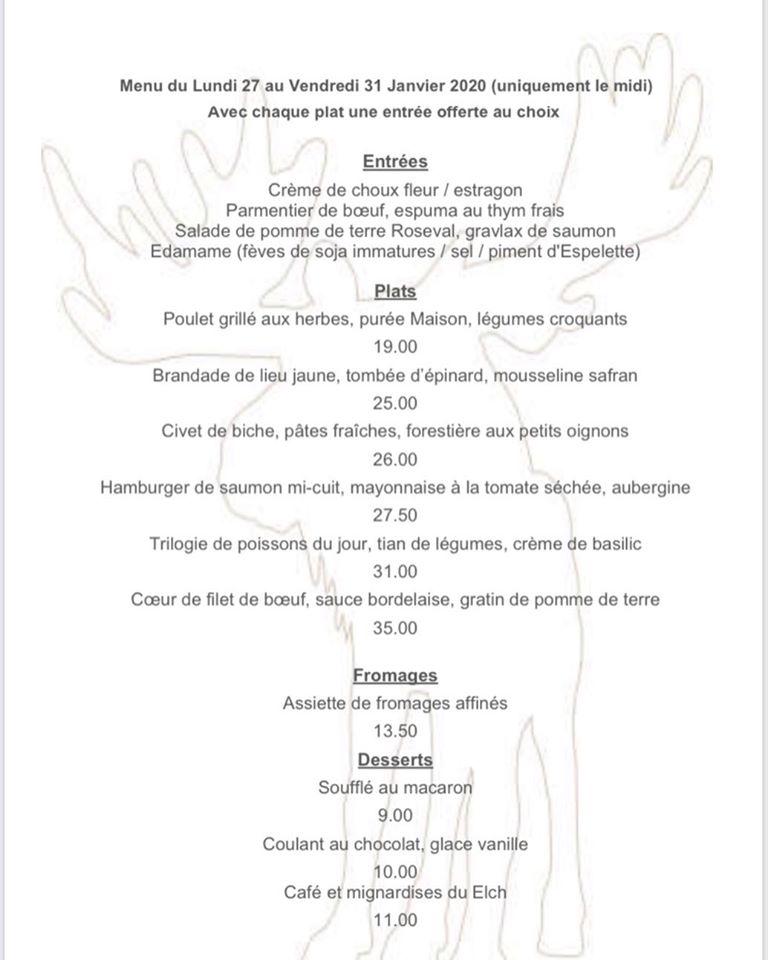 Speisekarte von Elch Club-Restaurant, Bartringen