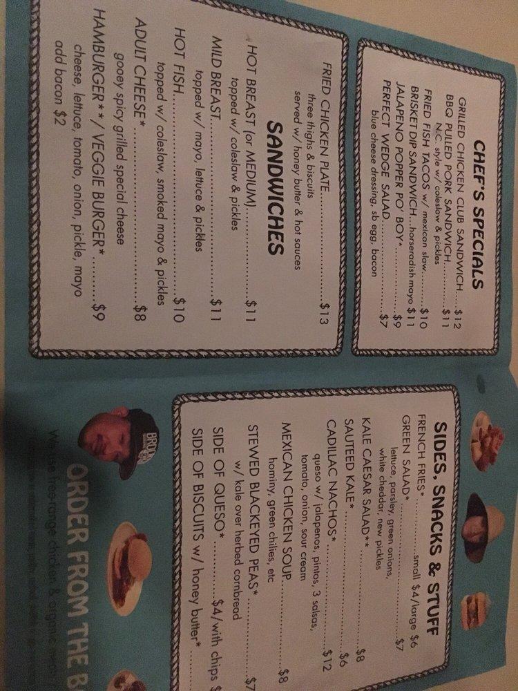 Menu at The Commodore pub & bar, New York City
