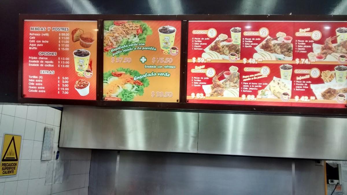 Menu at Pollo Brujo restaurant, Tuxtla Gutiérrez, Blvd. Belisario ...